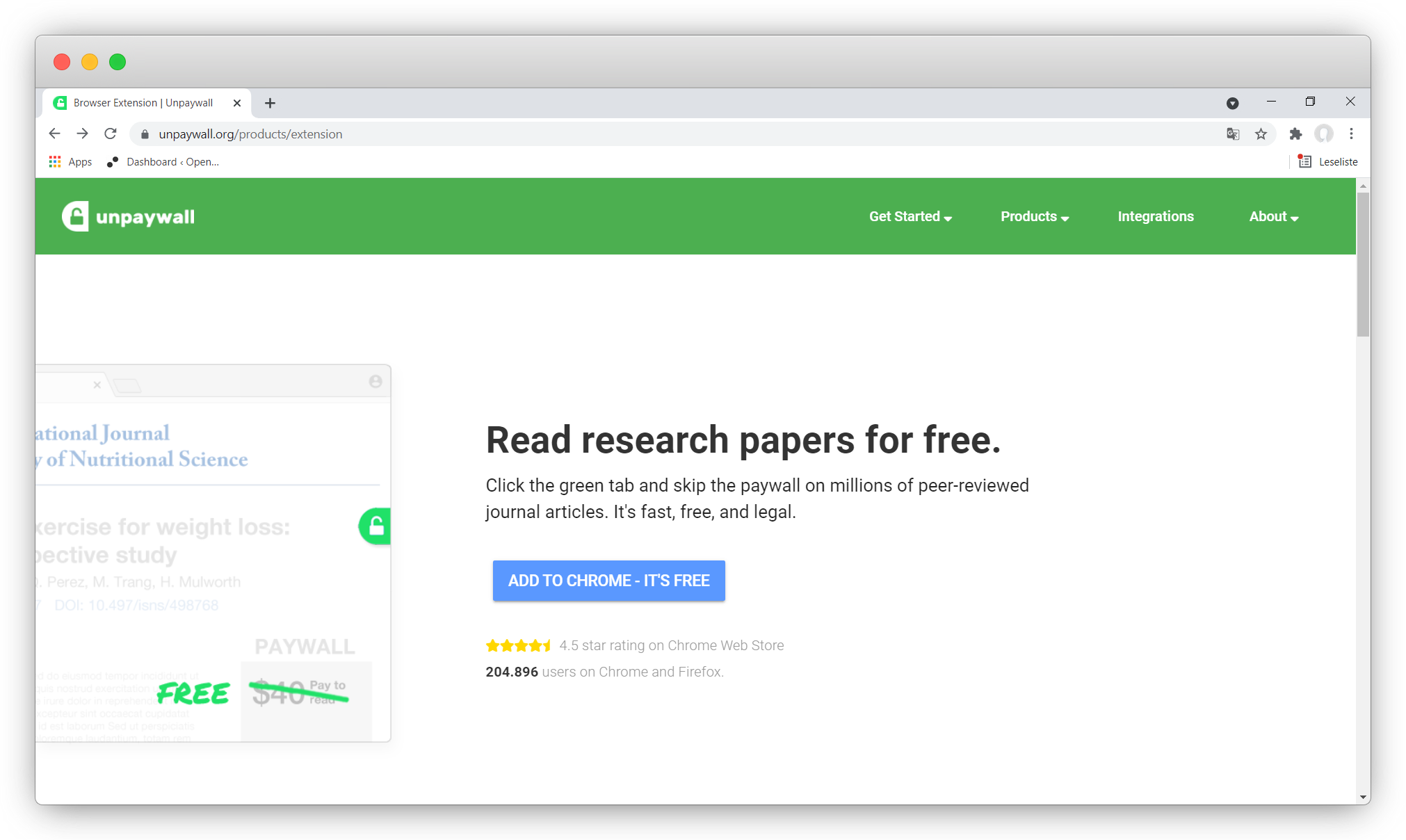 Legally Read Free Full Texts With Unpaywall: how to get Started With ...