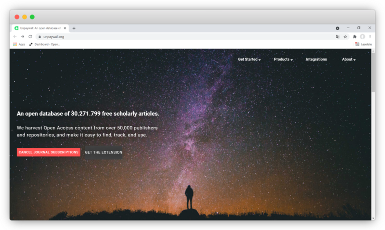 Legally Read Free Full Texts With Unpaywall: how to get Started With ...